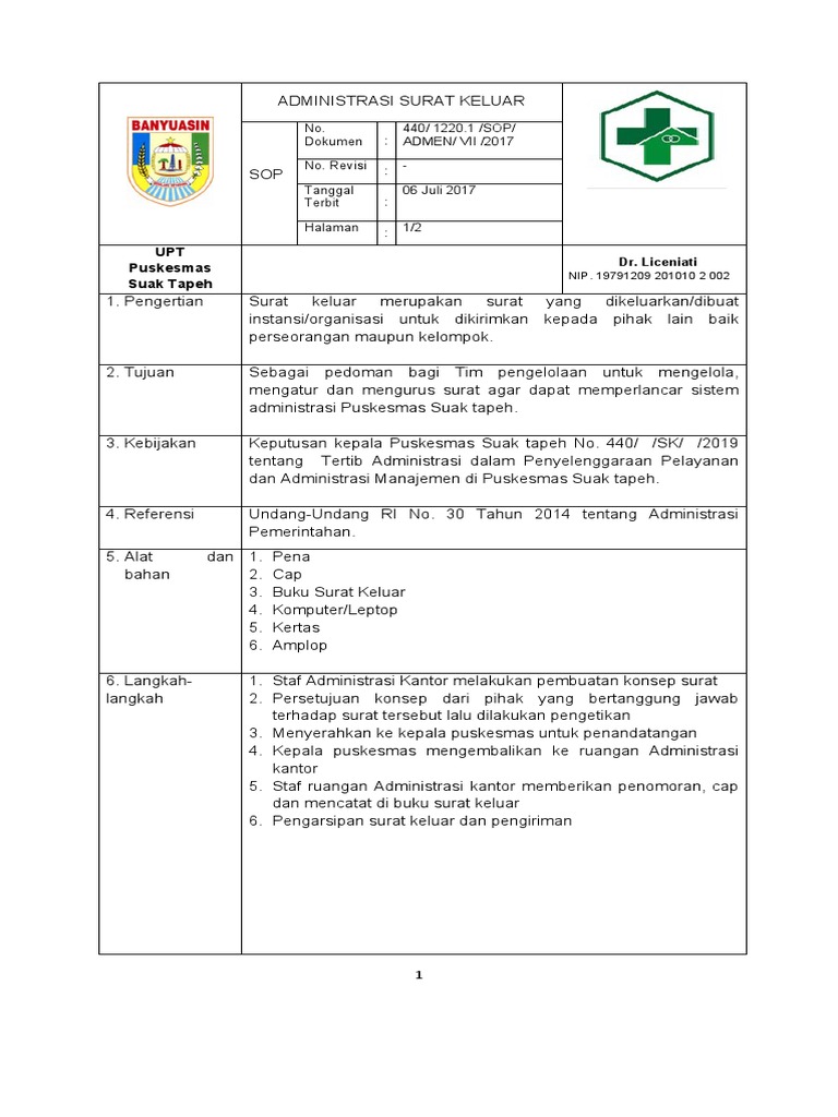 SOP Barang Hilang | PDF