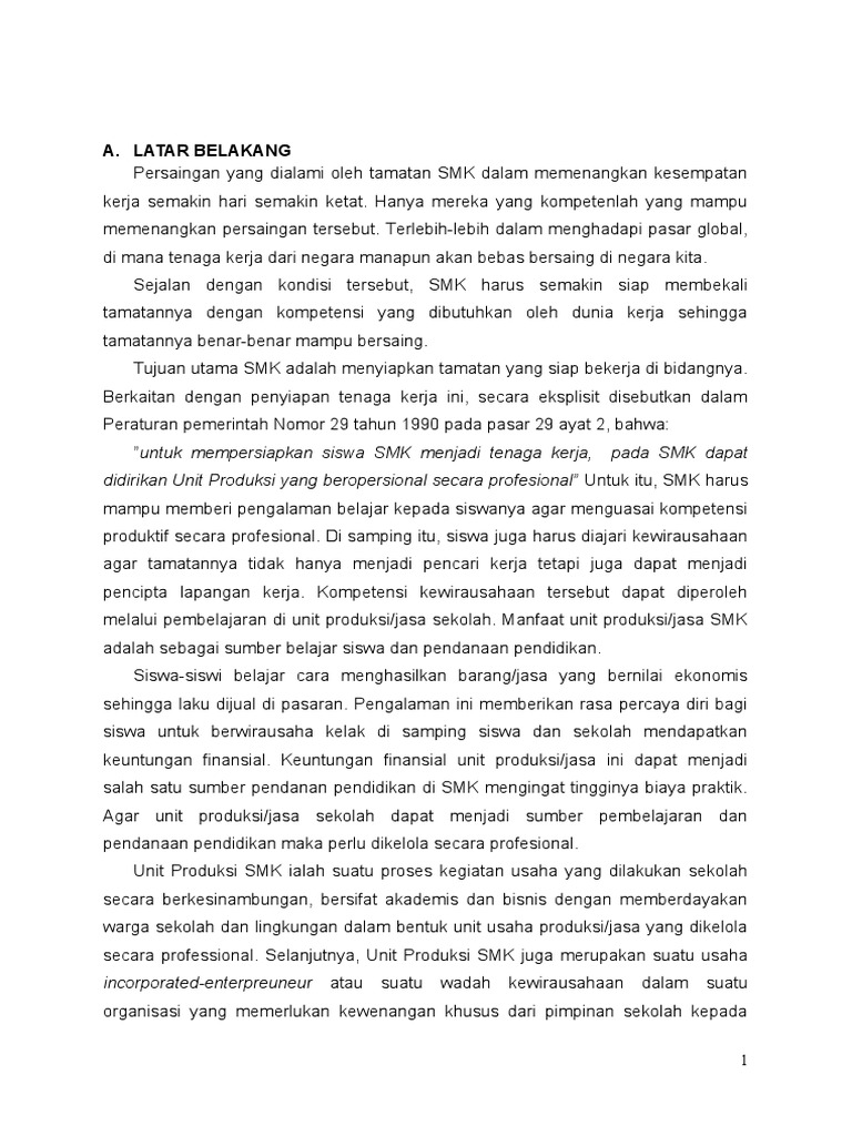 Proposal UPJ TSM | PDF | Griya & Taman