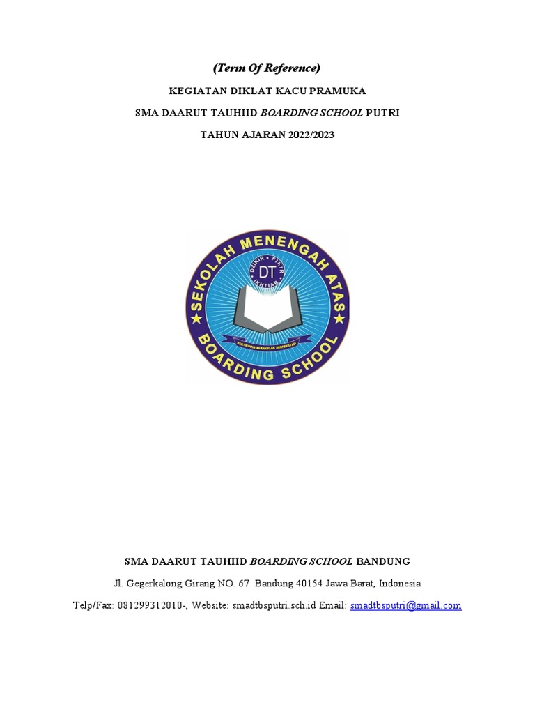 Tor Diklat Kacu 2023 | PDF