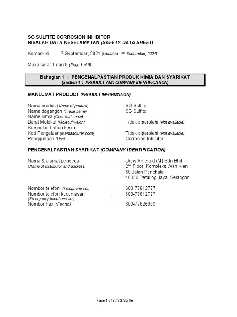 SG Sulfite BM ENG'21 - 230113 - 105731 | PDF