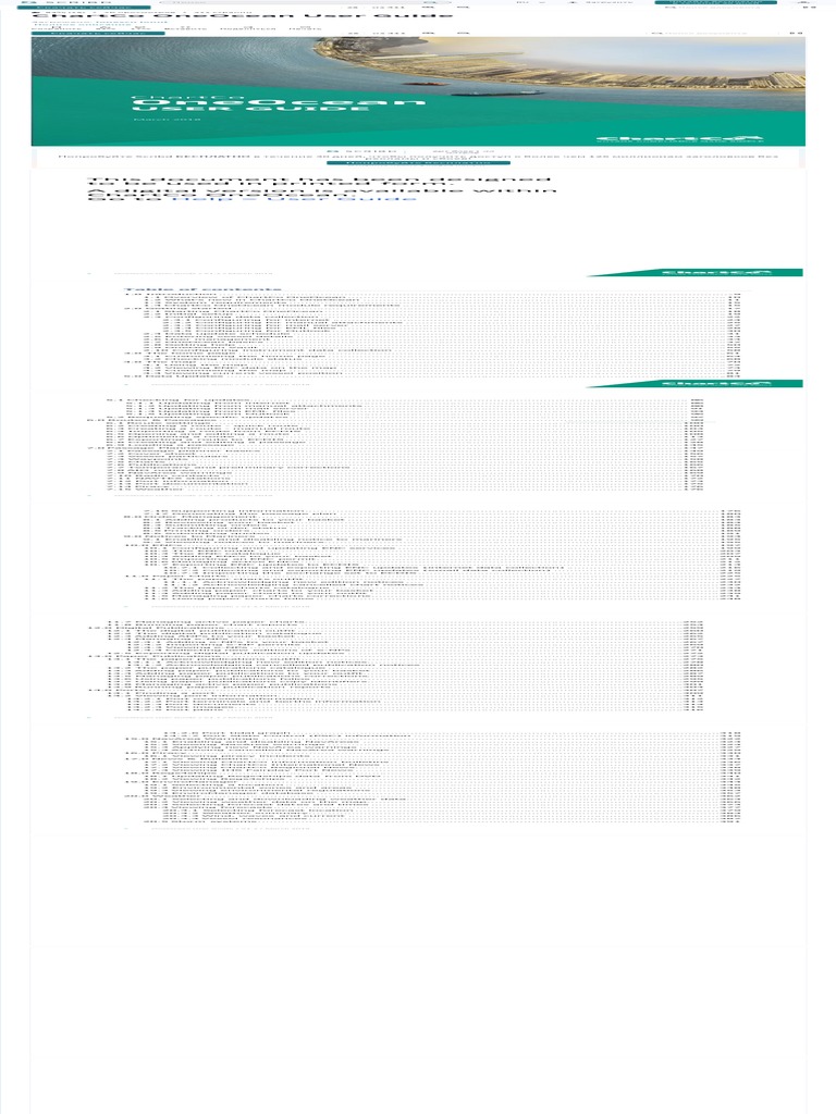 ChartCo OneOcean User Guide PDF | PDF