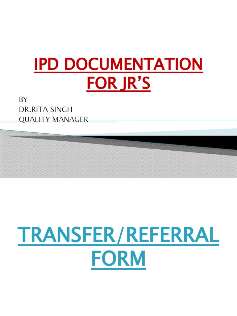 Ipd Documentation Jr's | PDF | Medical Diagnosis | Health Care