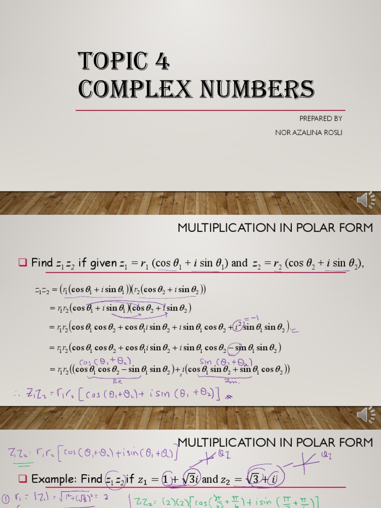 Complex Numbers 2 | PDF | Complex Number | Exponentiation