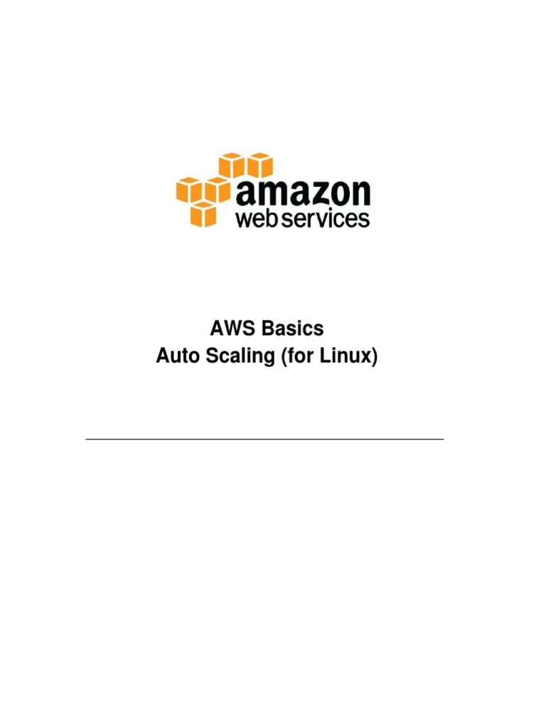 04 - AWS Basics - Auto Scaling - 20130517 | PDF | Scalability | Cloud Computing