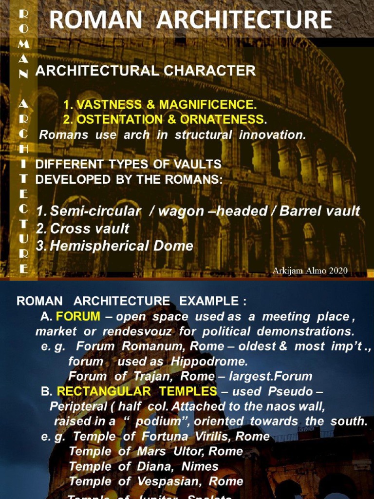 5 Roman Architecture | PDF
