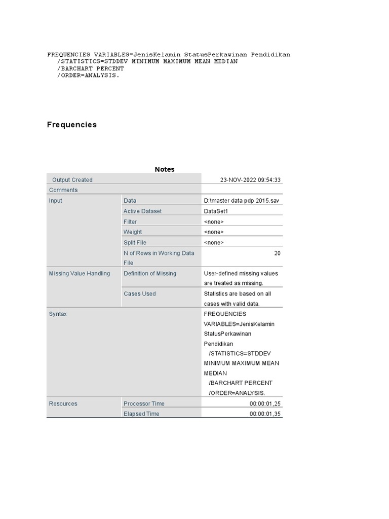 Kode 1 | PDF | Student's T Test | Standard Deviation