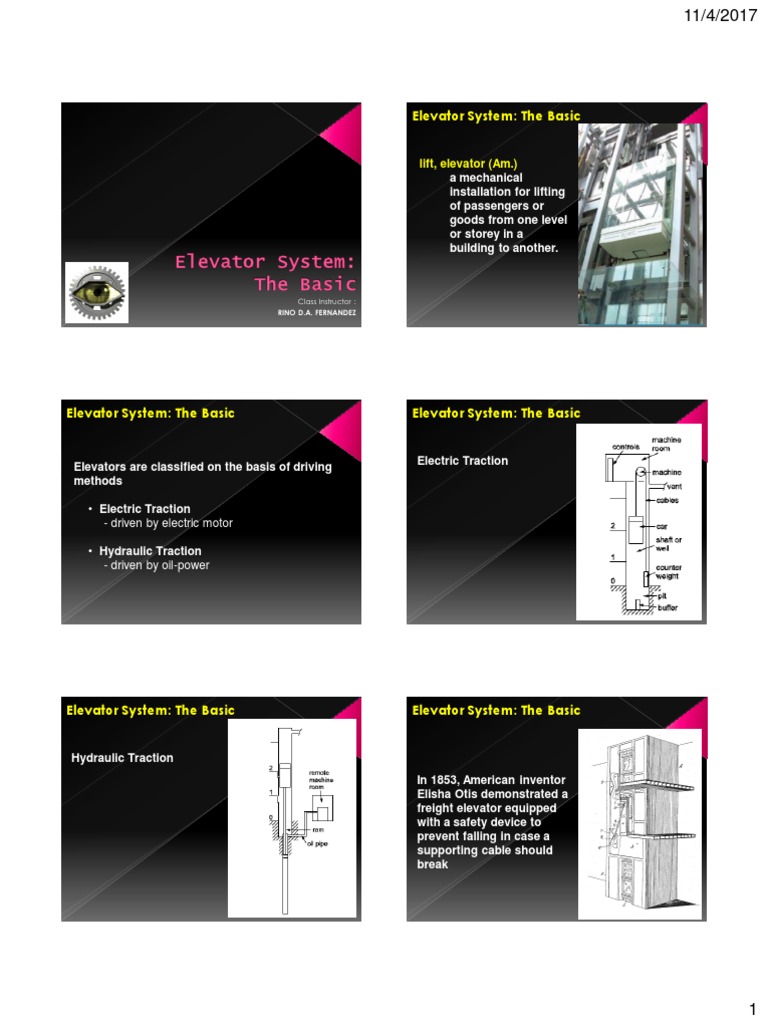 Elevator and Escalator | PDF | Elevator | Escalator