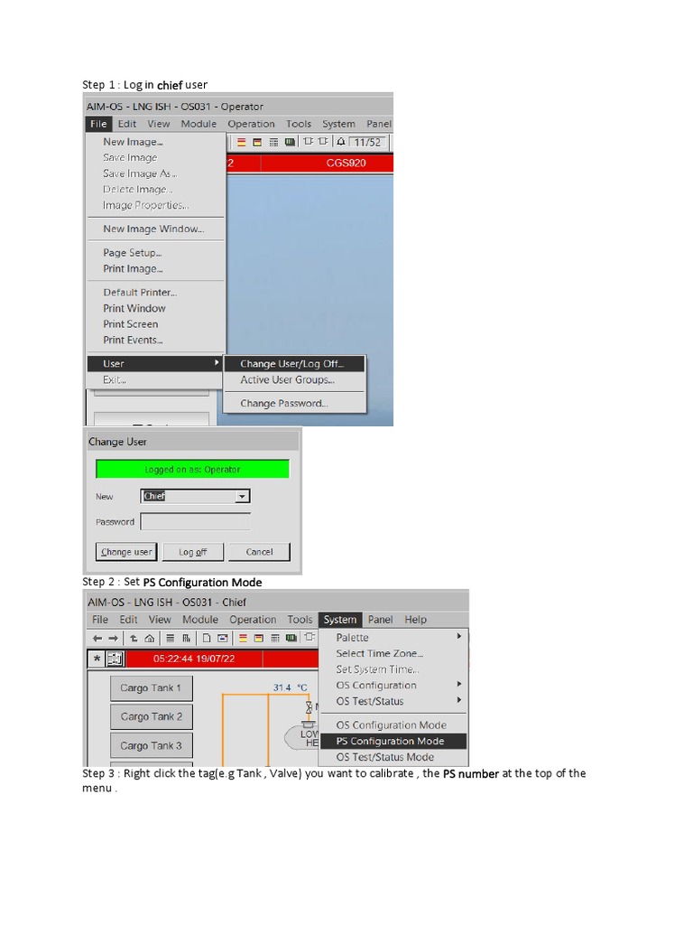 How To Calibrate The Signal in K-Chief | PDF