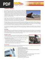 Logistics Company Profile Sample 2 | PDF