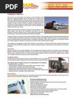 Logistics Company Profile Sample 2 | PDF