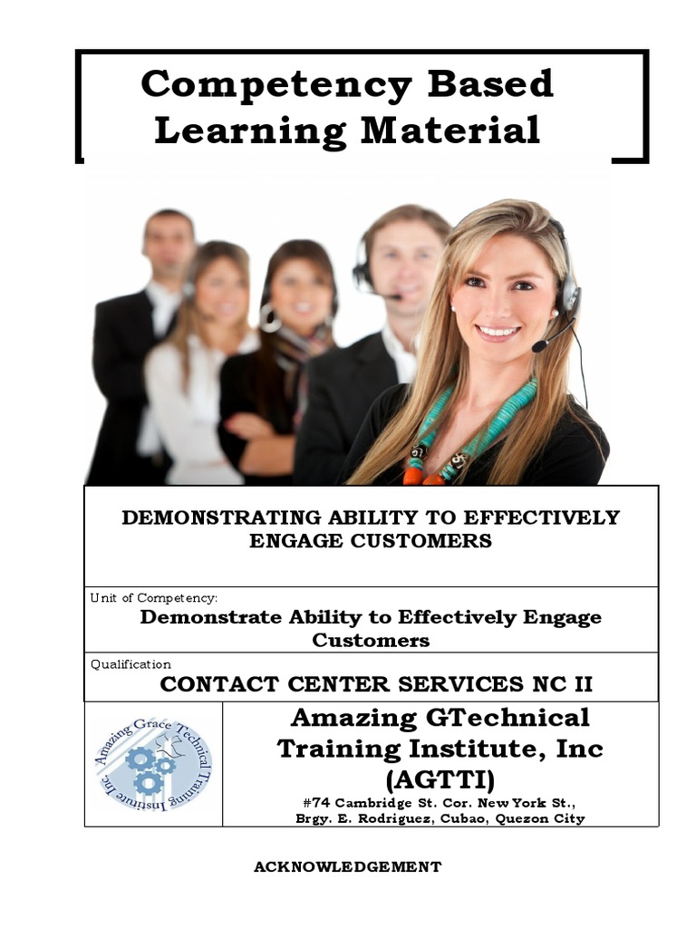 Demonstrate Ability To Effectively Engage Customers | PDF | Business