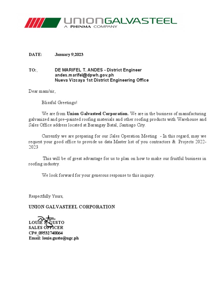 DPWH - Distrct 1 N.V | PDF