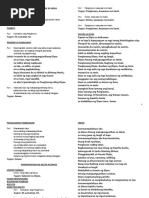 Guide For Commentators (Filipino Mass) | PDF