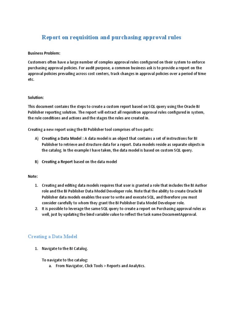 How To Extract Approval Rules | Download Free PDF | Sql | Parameter (Computer Programming)