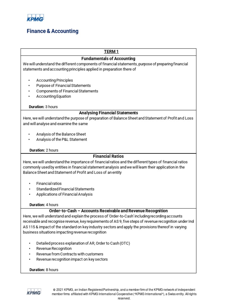 Curriculum AF | PDF | Analytics | Accounting
