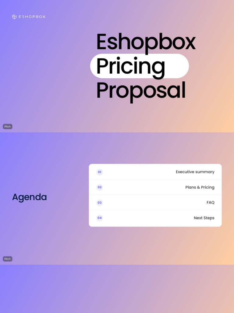 Eshopbox Pricing For Your Business | PDF | Pricing | E Commerce