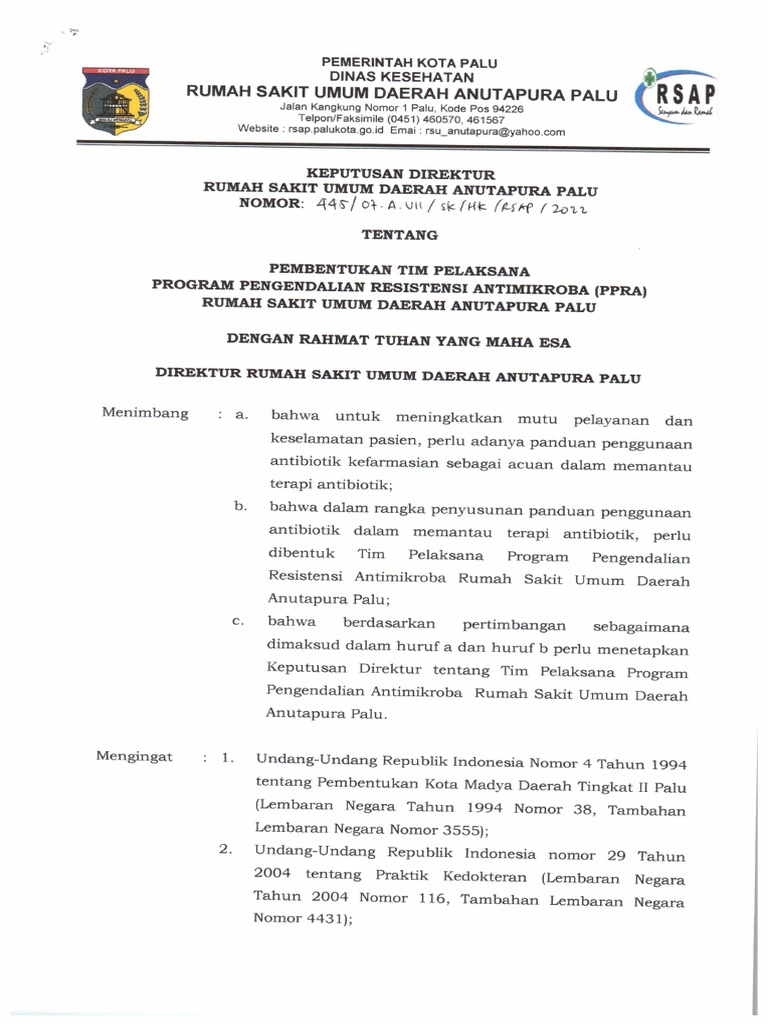 SK Direktur Ppra | PDF