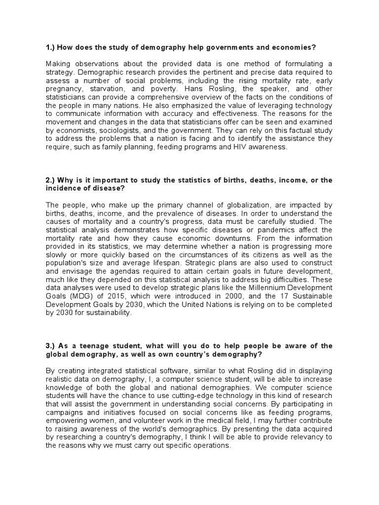 05 Global Population and Mobility | PDF | Demography | Statistics