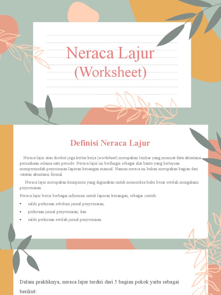 Neraca Lajur | PDF