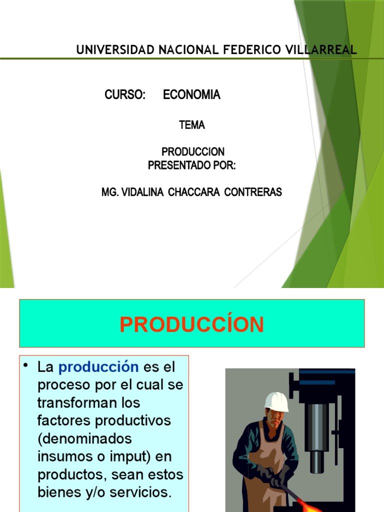 Factores y Funciones de Producción en Economía | PDF | Función de ...