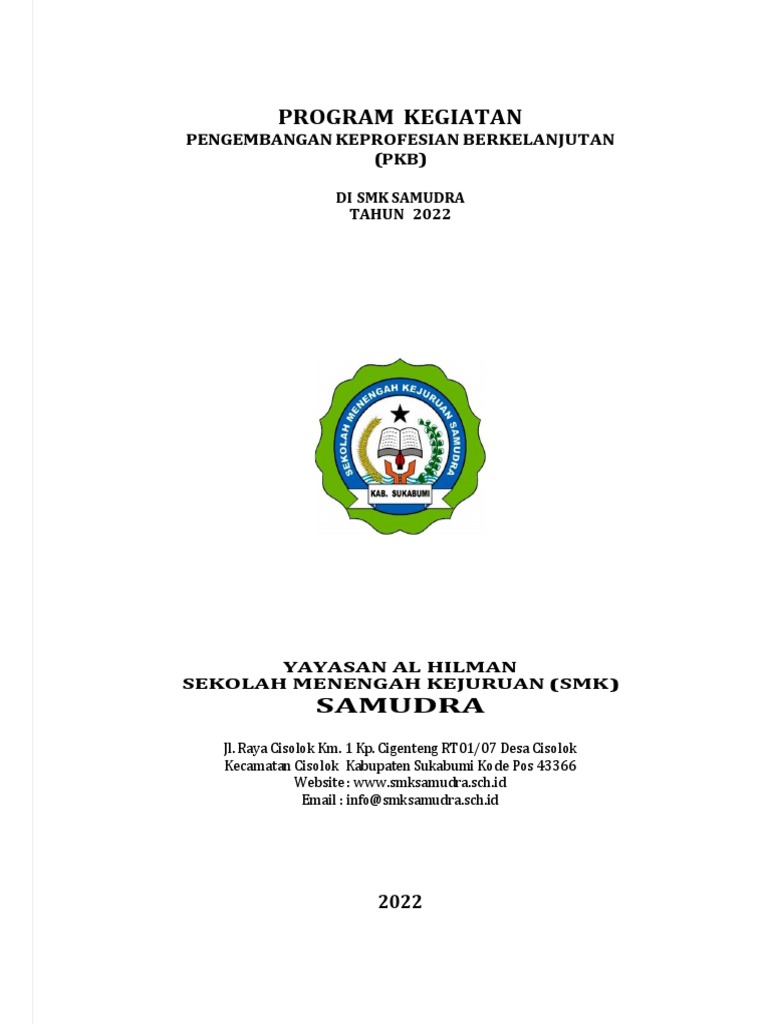 1.1.2. Program PKB 2021-2022 | PDF | Seni