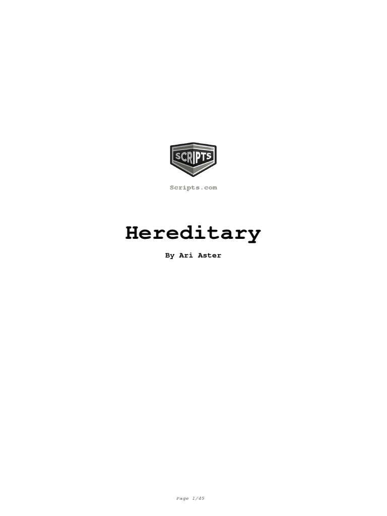 Hereditary | PDF