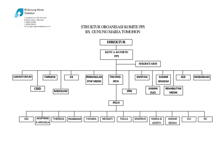 Struktur Organisasi Tim Ppi | PDF