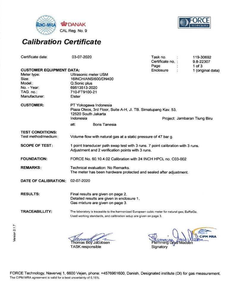 Certifi: &onrunr | PDF | Calibration | Viscosity