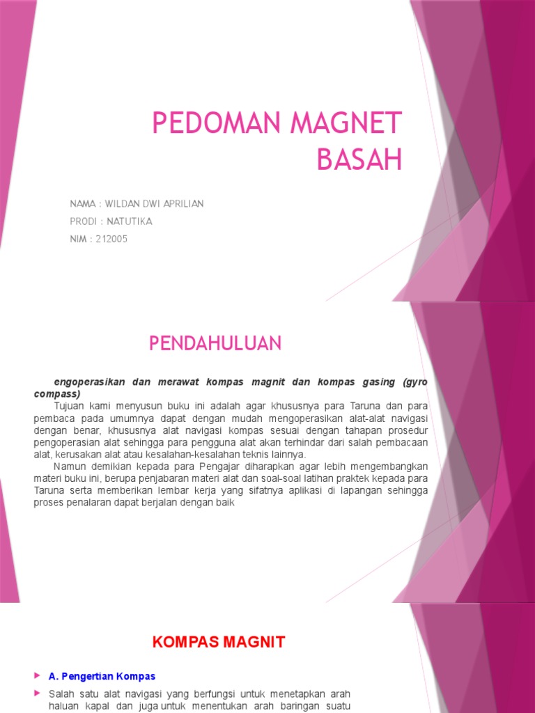 Pedoman Magnet Basah | PDF