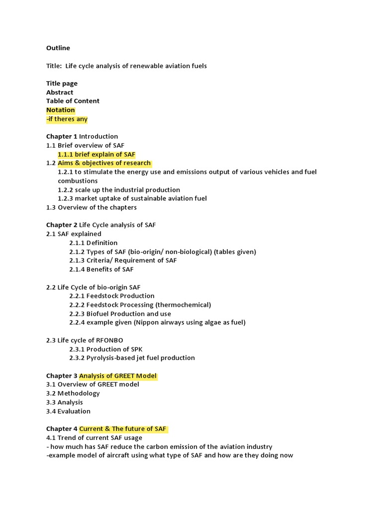 Dissertation Outline Pdf
