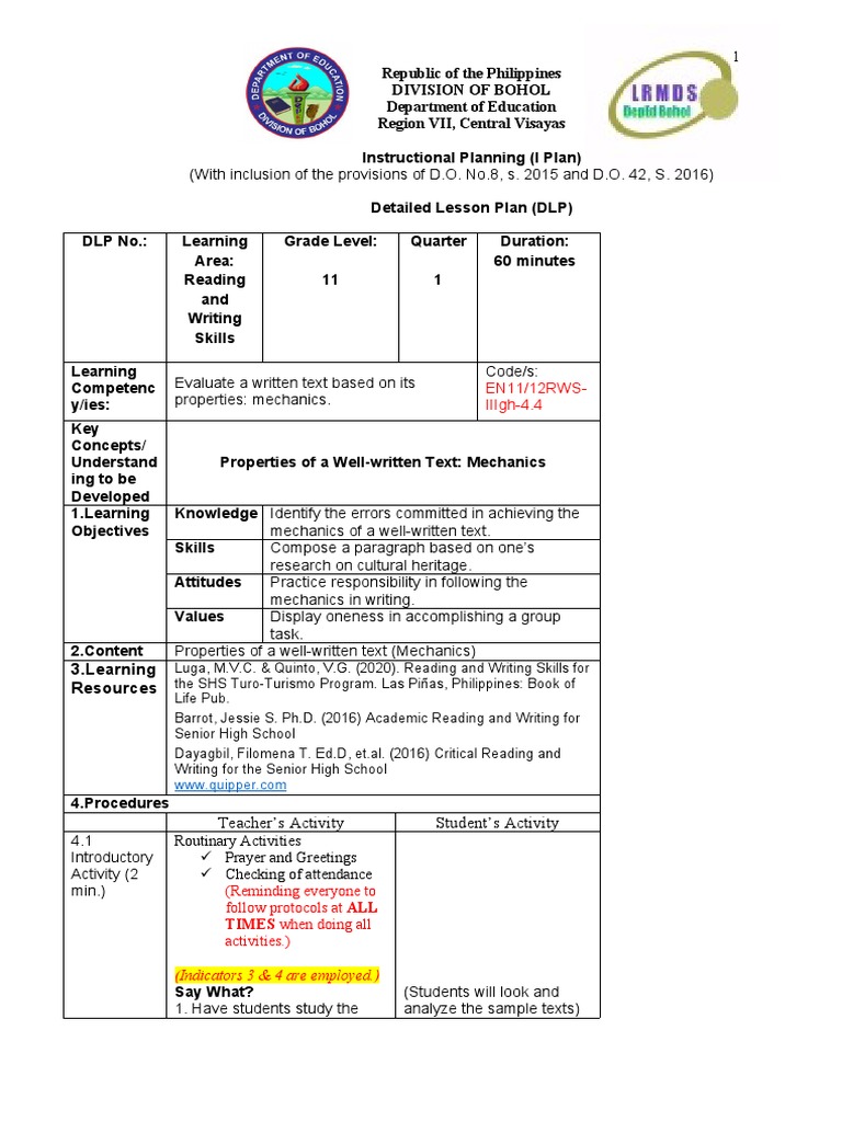 LP Reading&WritingSkills | PDF | English Language | Punctuation