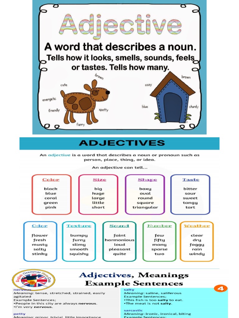 Adjective Pdf