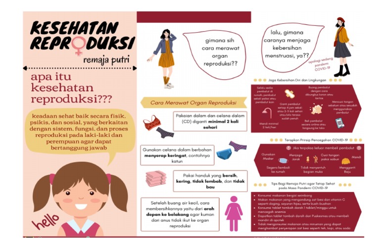 Leaflet Reproduksi Remaja | PDF