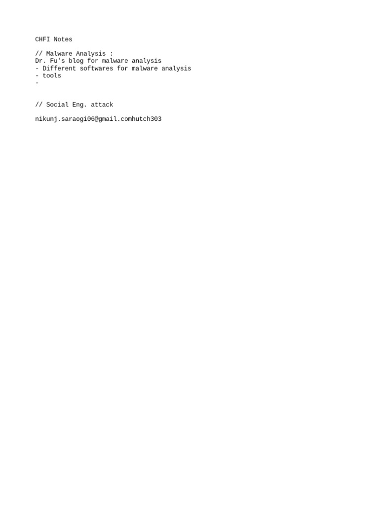 Chfi Class Notes Pdf