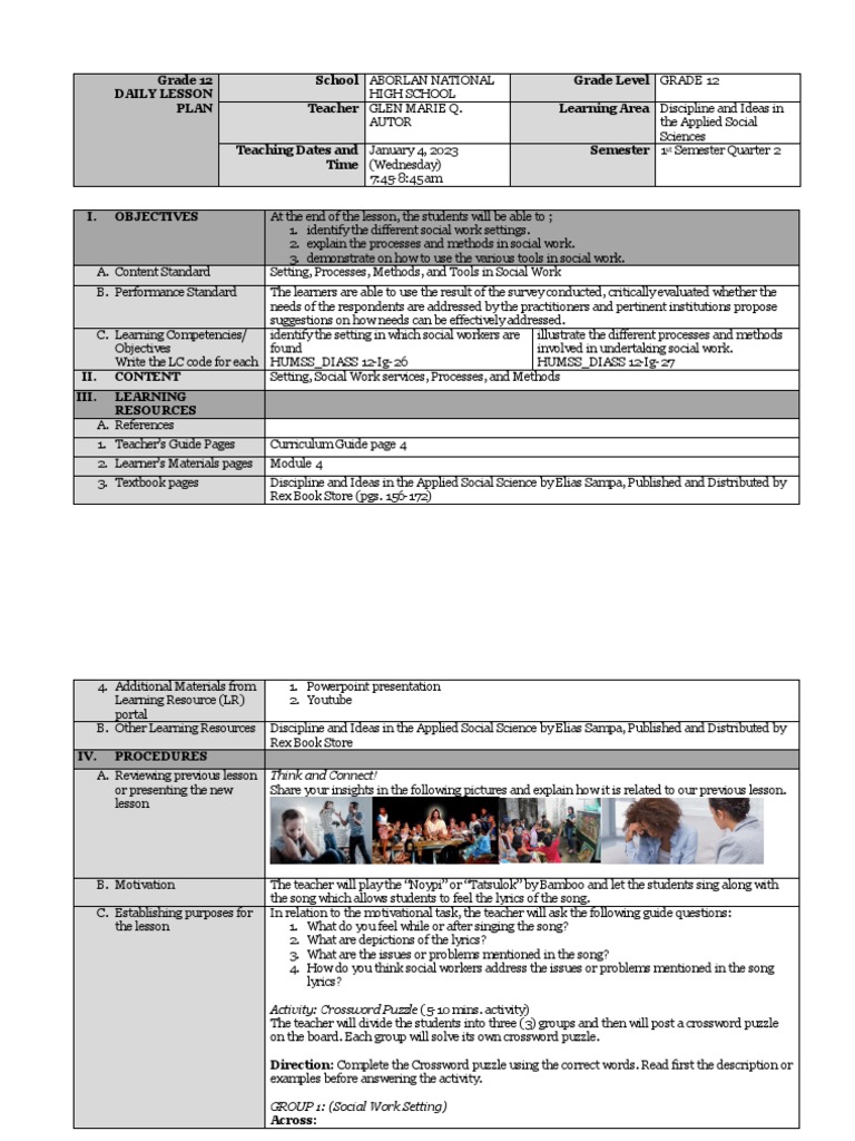 Grade 12 | PDF | Teaching Method | Cognition