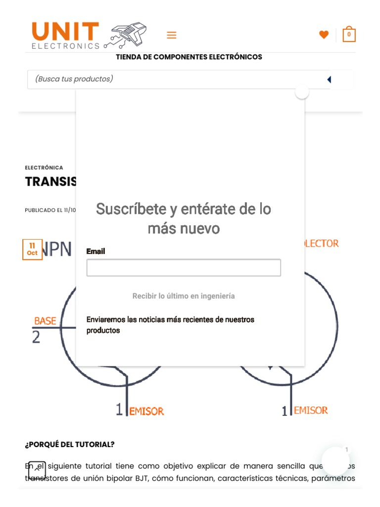 Transistores De Unión Bipolar Bjt Conoce Su Funcionamiento Download
