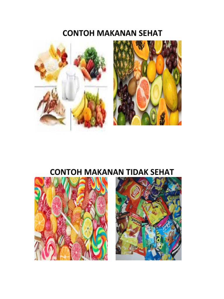 Contoh Makanan Sehat Pdf