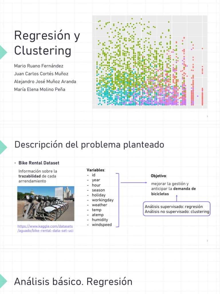 Regresión y Clustering con Python | PDF | Análisis de conglomerados ...