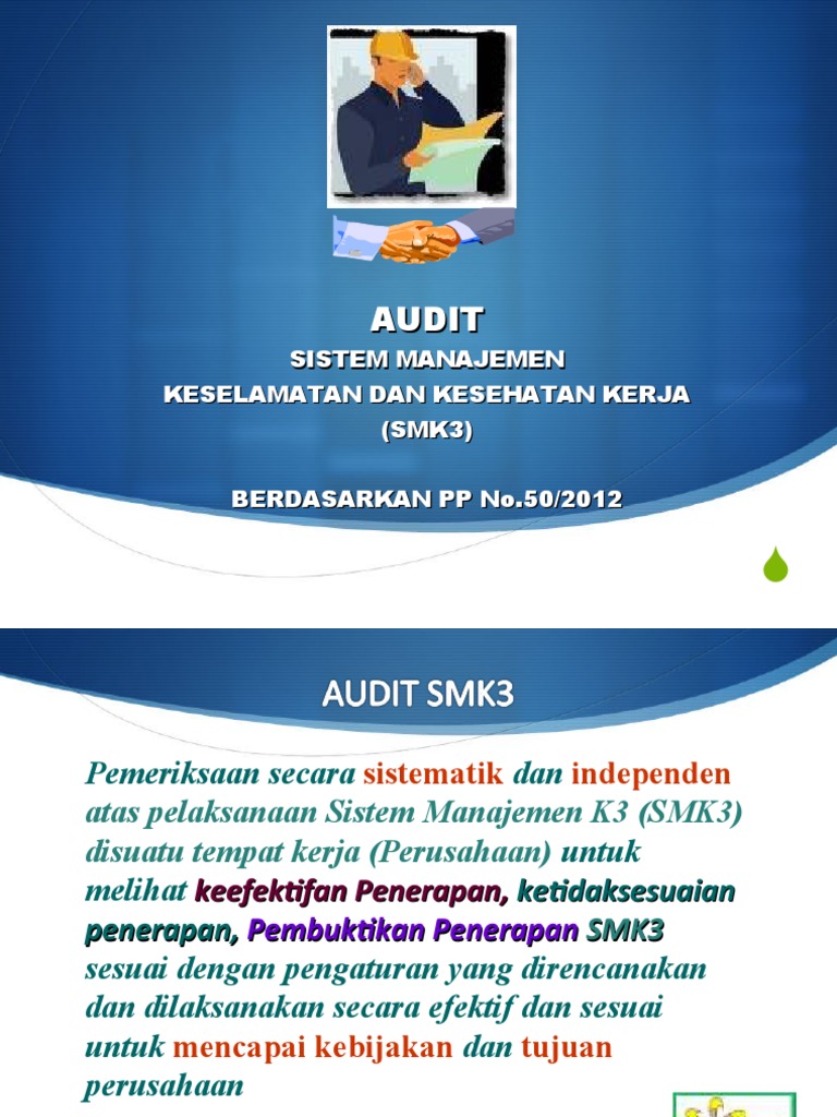 INTERPRETASI Audit Internal SMK3 RSL | PDF