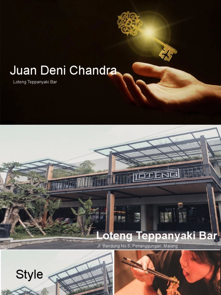 Loteng Teppanyaki Bar Menu Overview | PDF | Lifestyle
