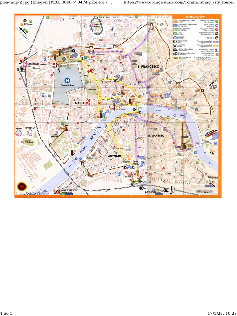 Mapa Pisa 1 | PDF