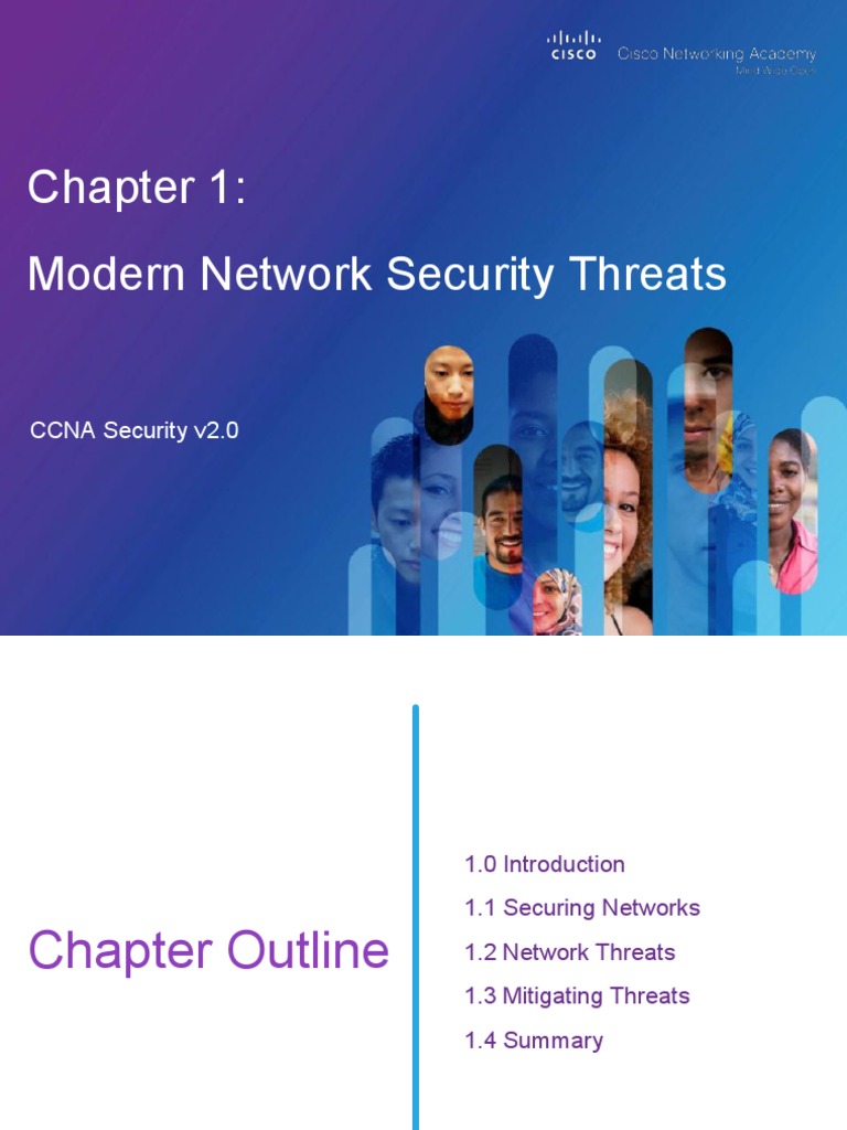 Chapter 1 (Modern Network Security Threats) | PDF | Denial Of Service ...