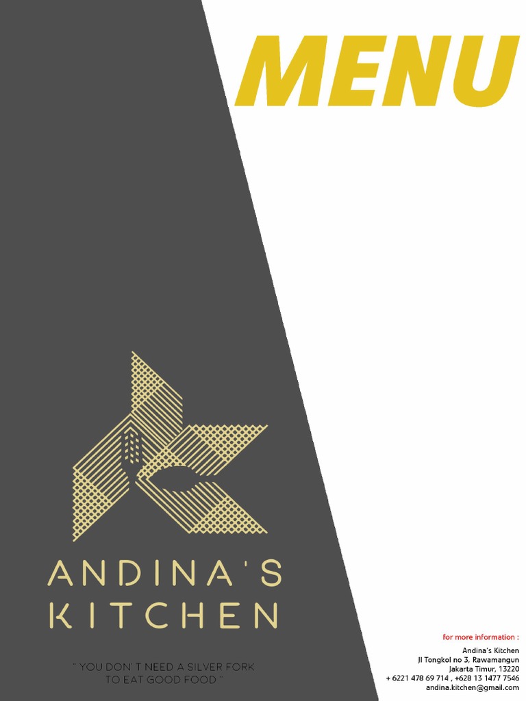 Andina Kitchen Menu Sept17 r2-1 | PDF