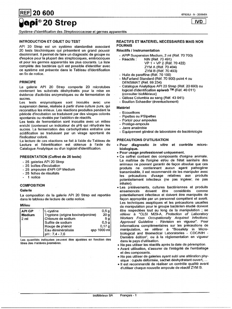 Api Strep | PDF