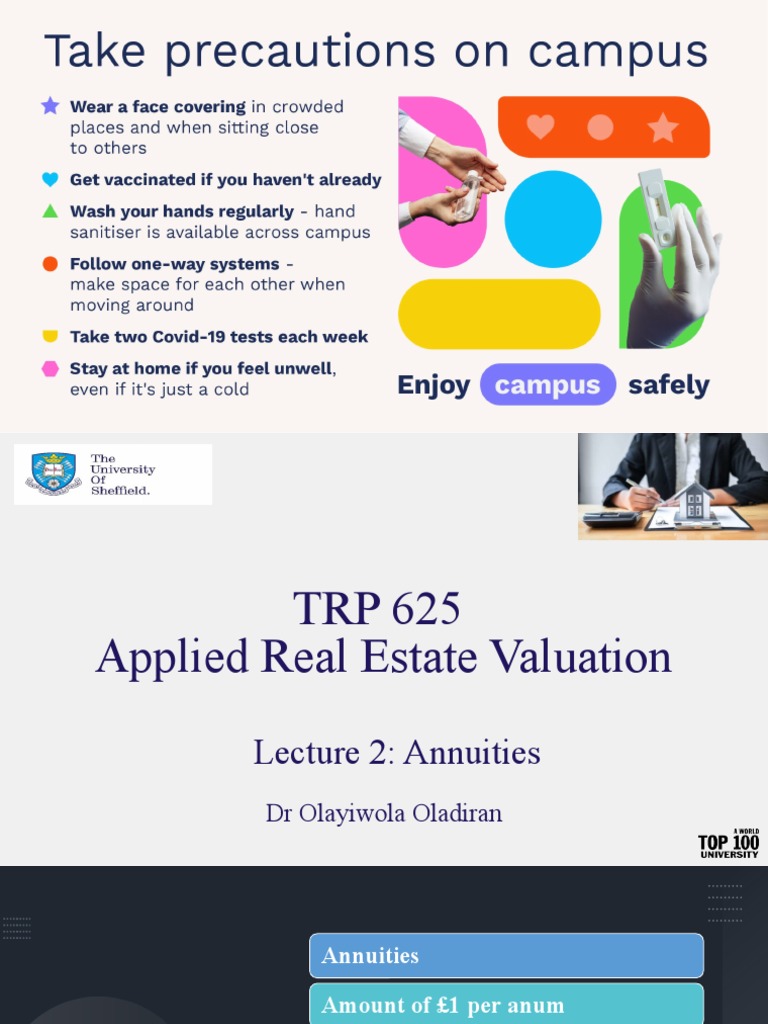 Lecture 2 TRP 625 | PDF | Present Value | Interest