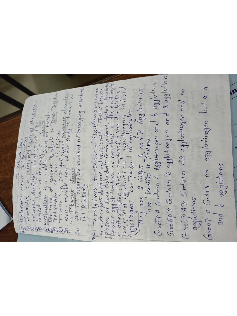 Hap Sessional Exam Answers | PDF