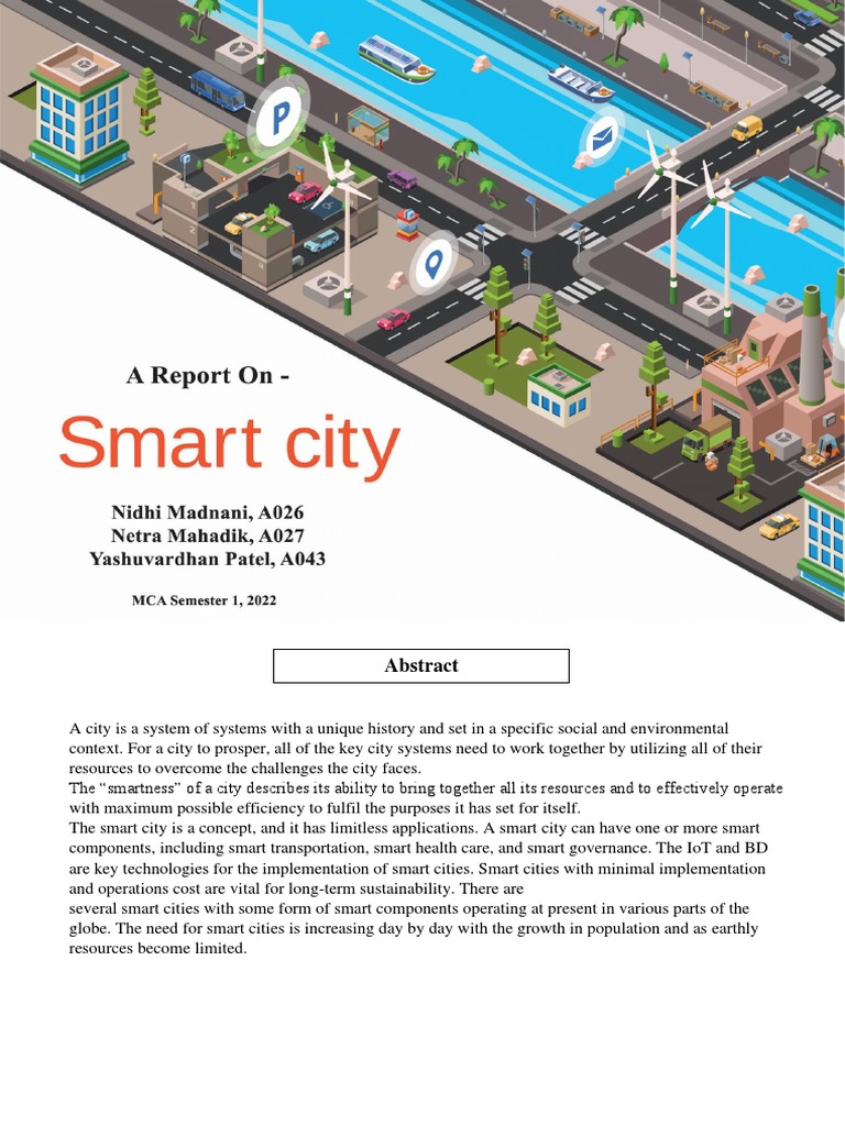 SmartCity Report | PDF | Internet Of Things | Computer Network