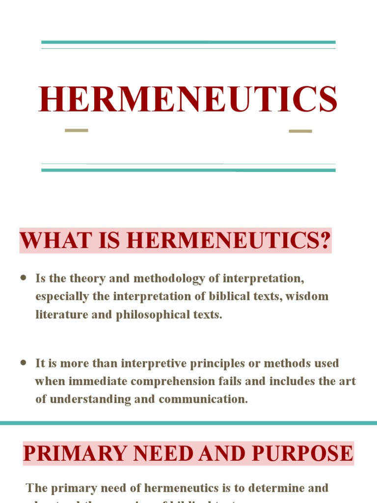 Untitled Presentation | PDF | Phenomenology (Philosophy) | Hermeneutics