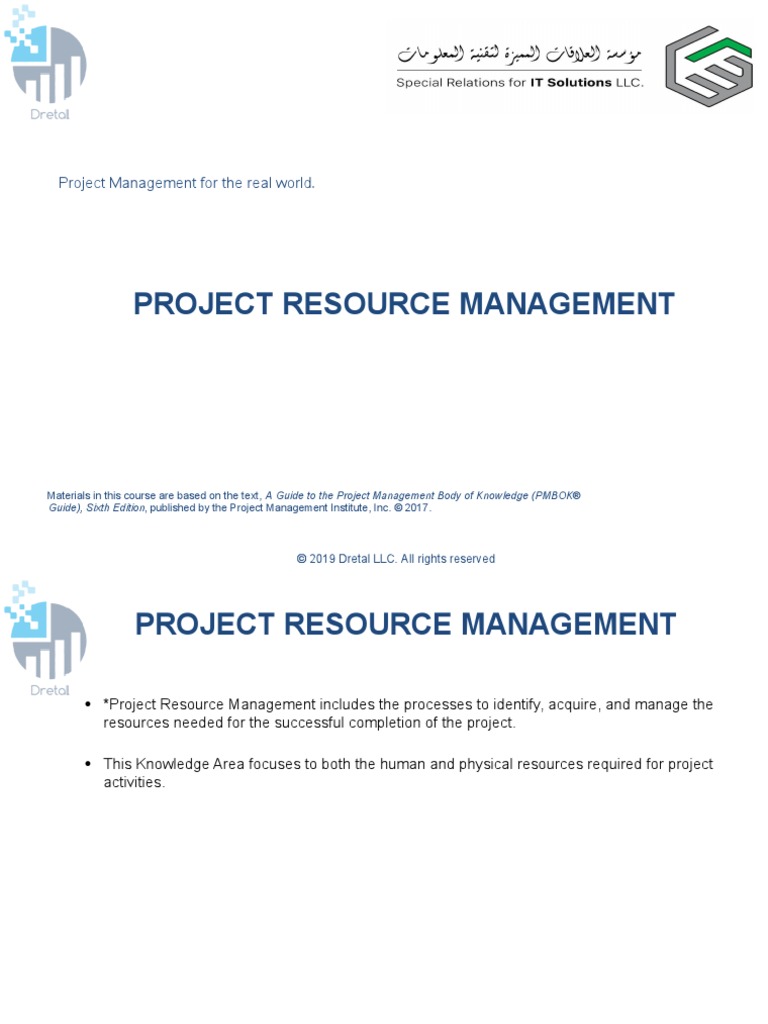 Project Resource Management | PDF