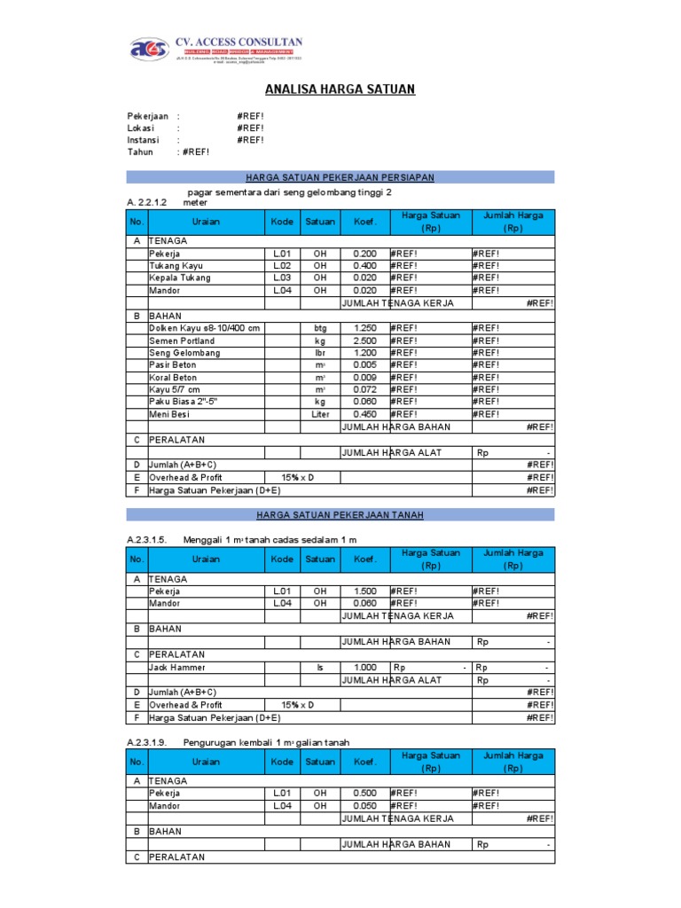 RAB Pembangunan Laboratorium Komputer SMPN 4 Sampolawa DID (HASIL ASISTENSI) | PDF